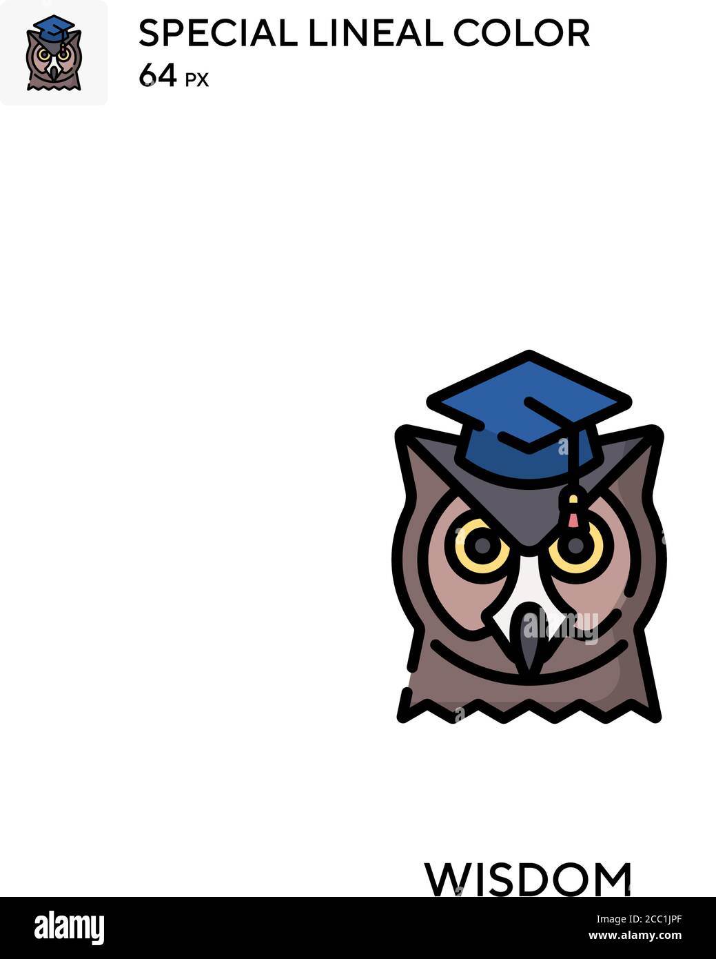 Wisdom Special lineal color vector icon. Wisdom icons for your business ...