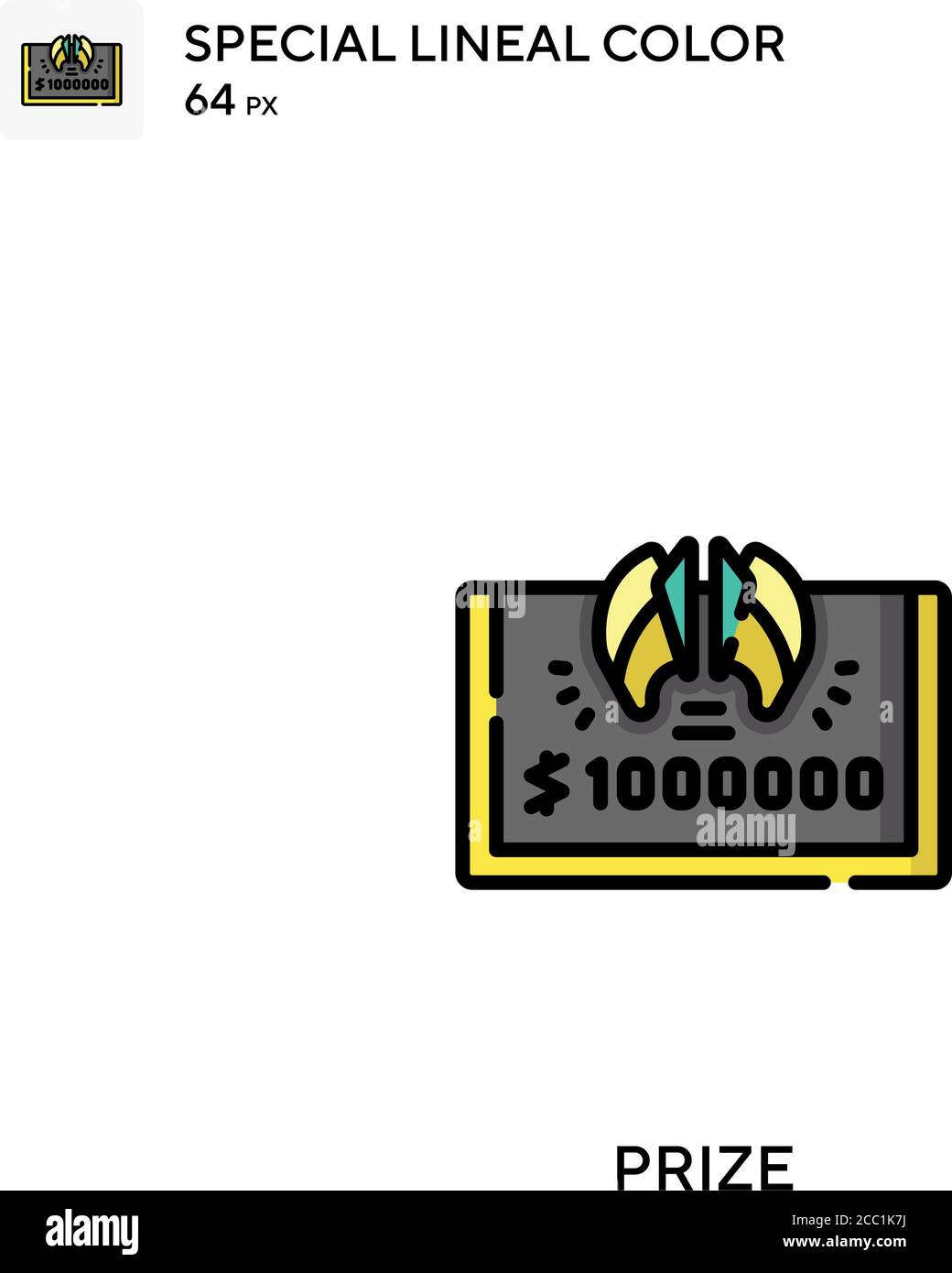 Prize Special lineal color vector icon. Prize icons for your business ...