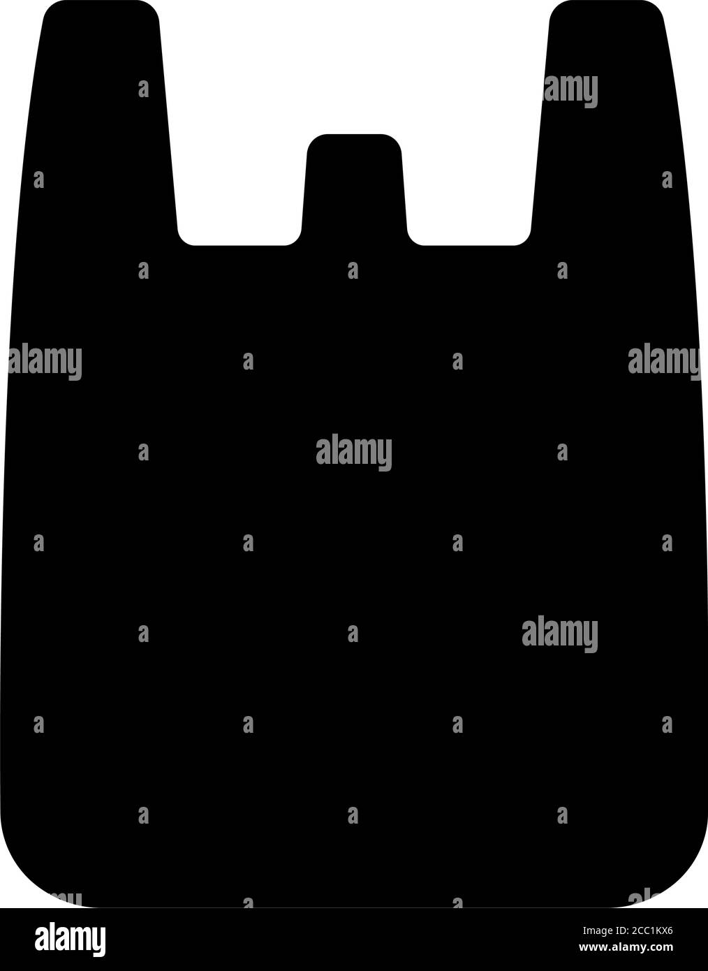 Plastic bag vector icon illustration / ecology symbol Stock Vector ...