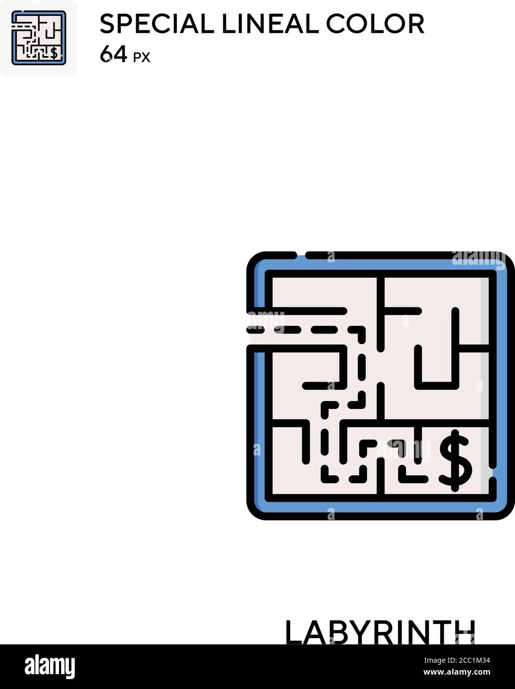 Labyrinth Special lineal color vector icon. Labyrinth icons for your business project Stock ...