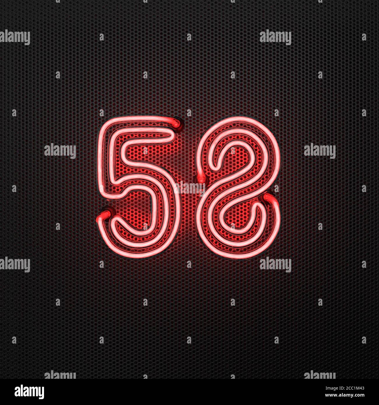 Happy birthday number 58 greeting hi-res stock photography and images ...