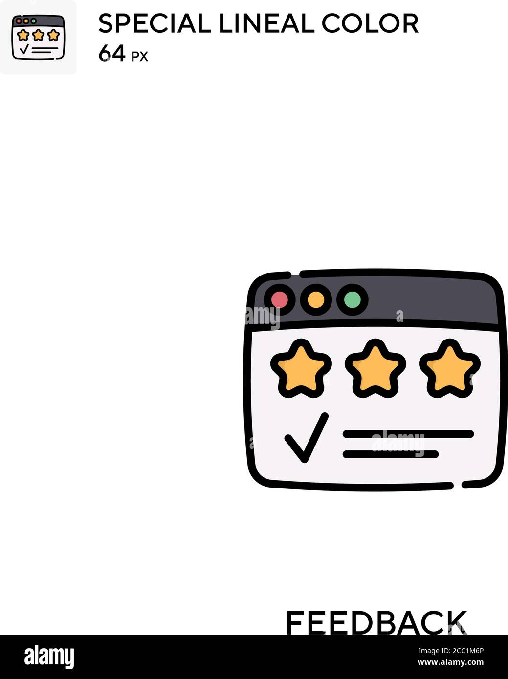 Feedback Special lineal color vector icon. Feedback icons for your ...