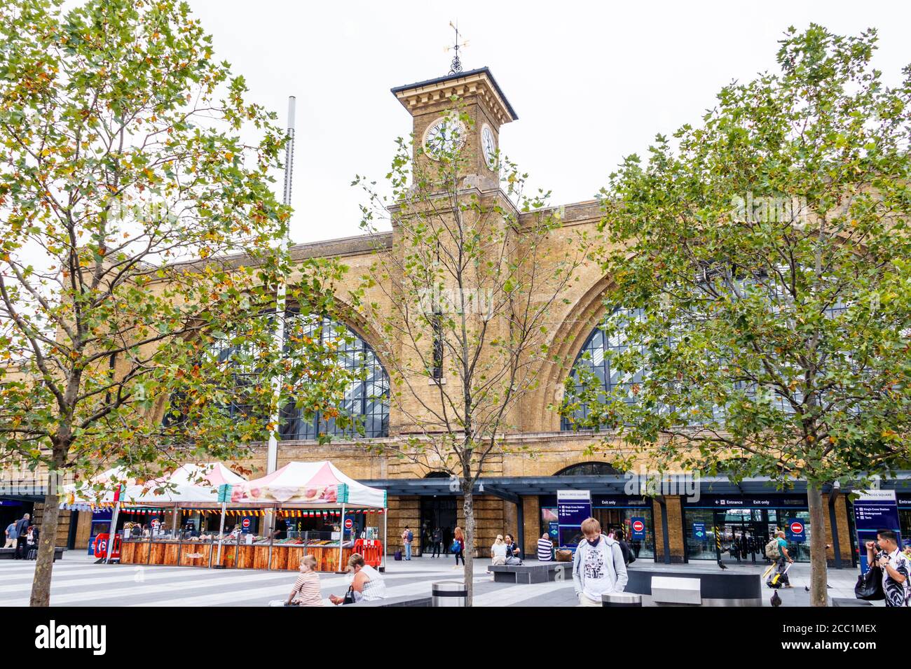 King's Cross railway station, terminus of the East Coast main line ...