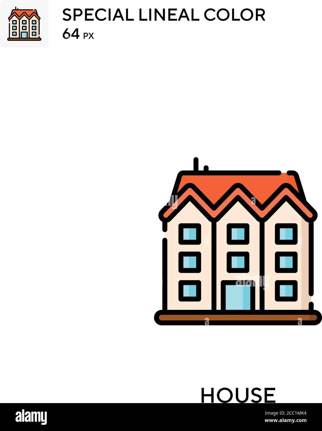 House Special lineal color vector icon. House icons for your business ...