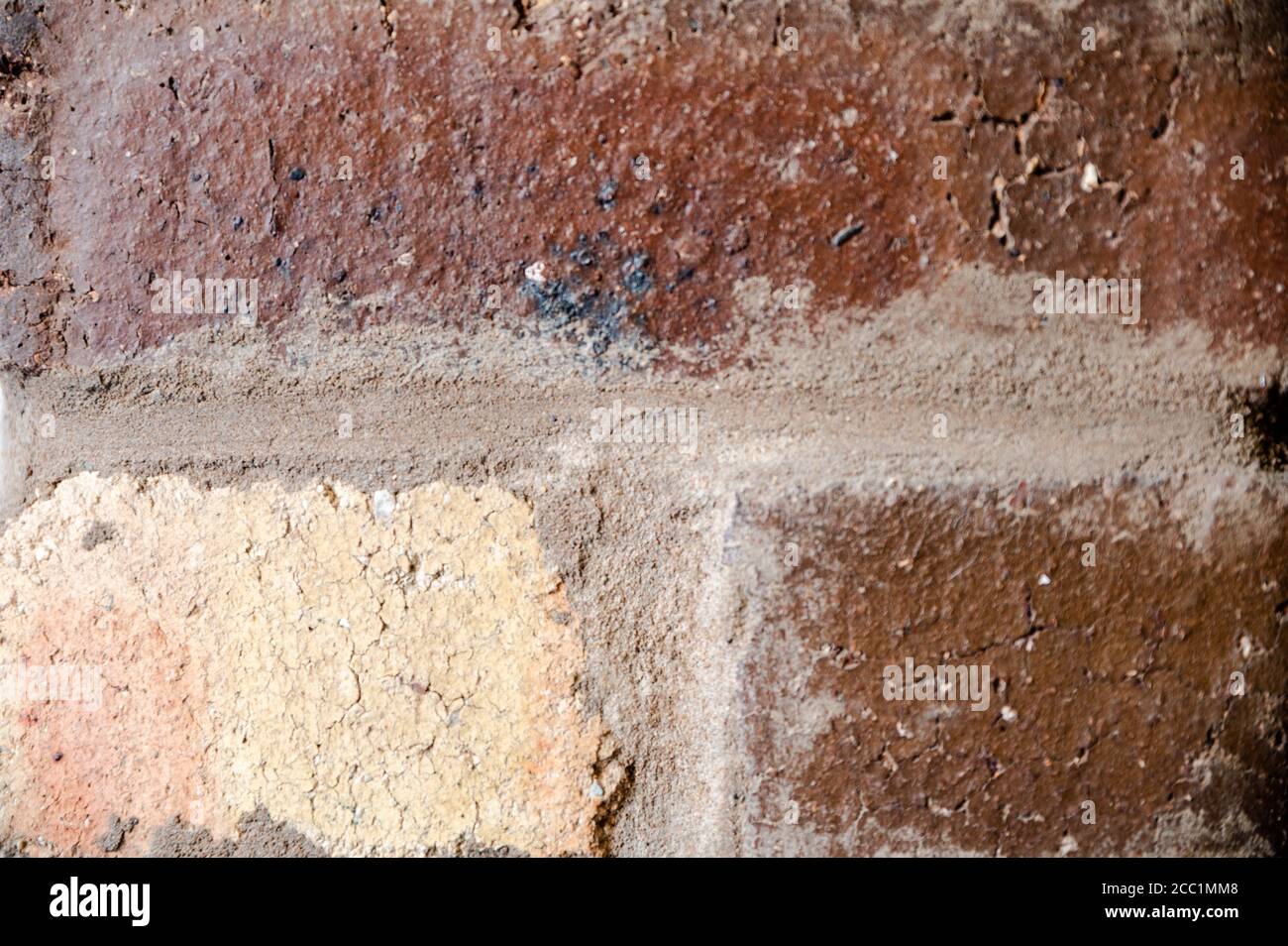 Detailed close up of a brick wall Stock Photo - Alamy