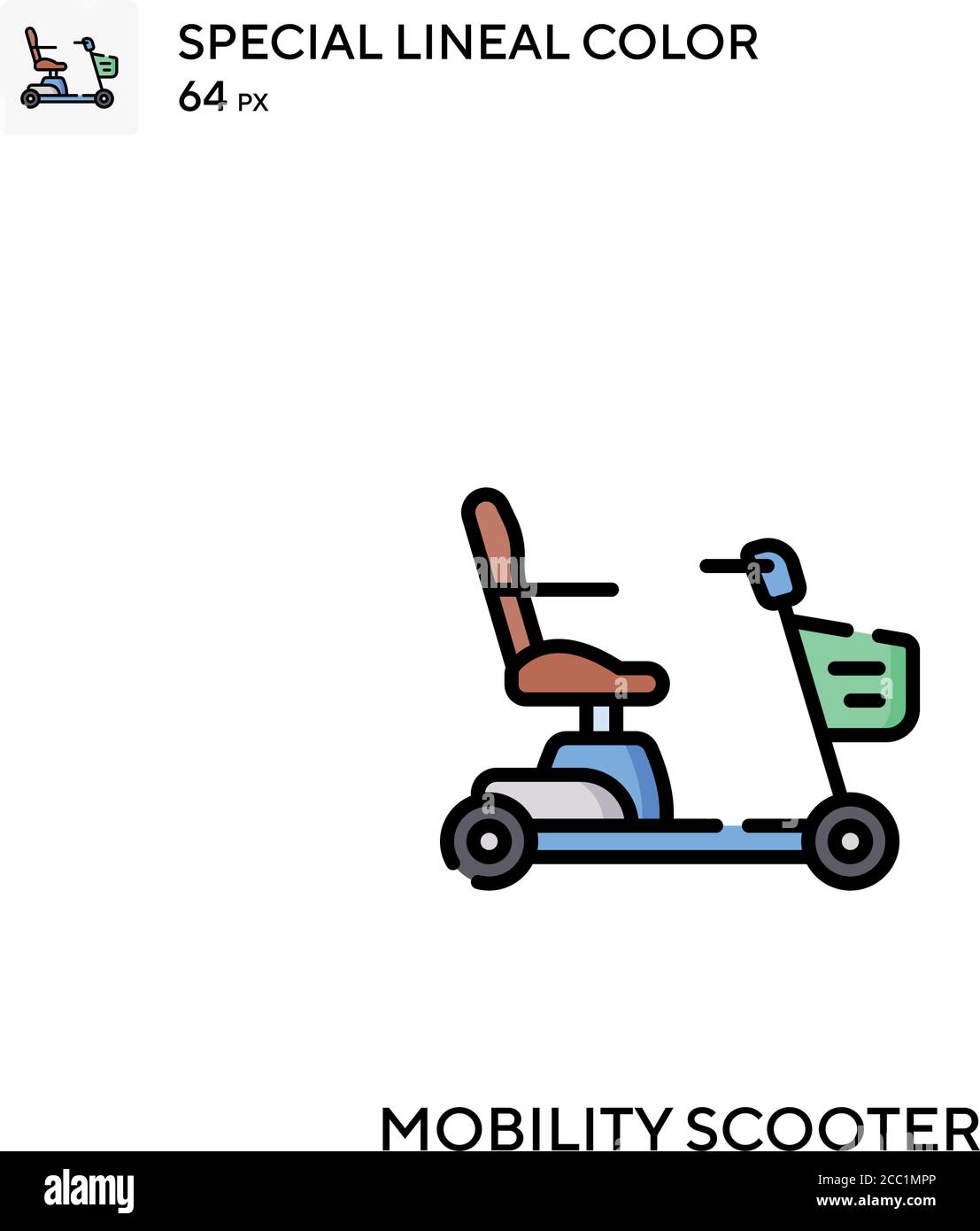 Scooter mobility disabled Stock Vector Images - Alamy