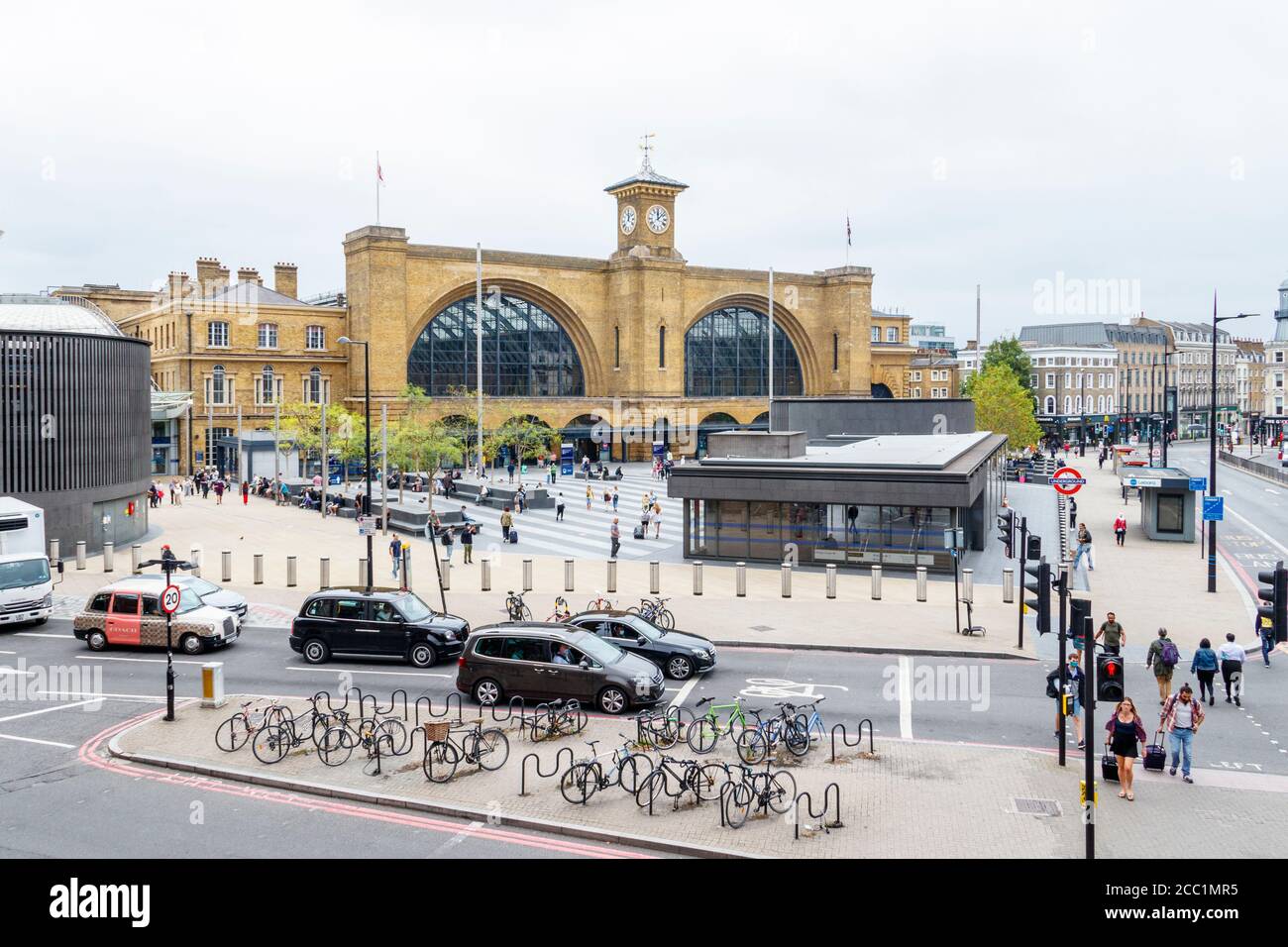 King's Cross railway station, terminus of the East Coast main line ...