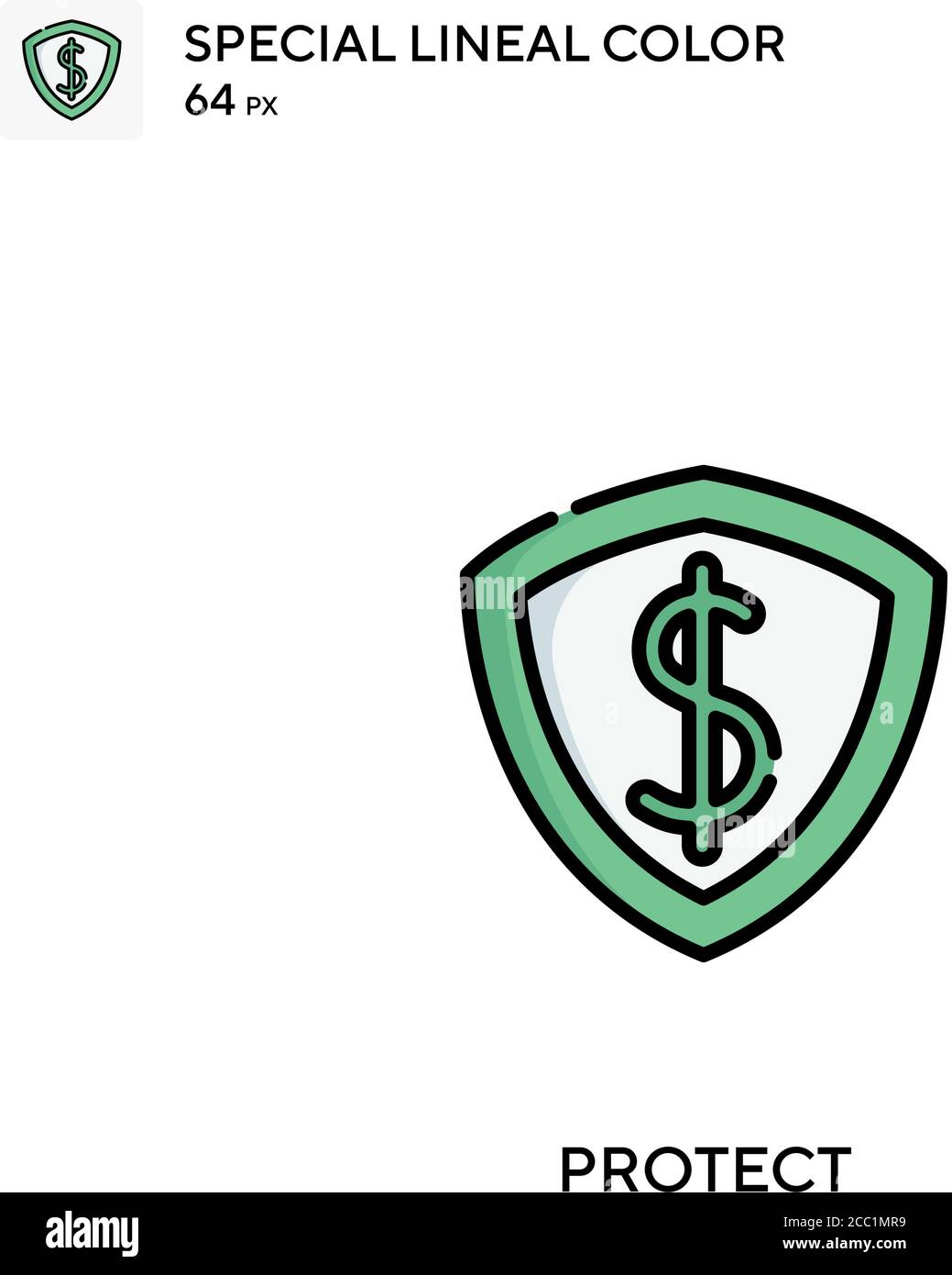 Protect Special lineal color vector icon. Protect icons for your ...