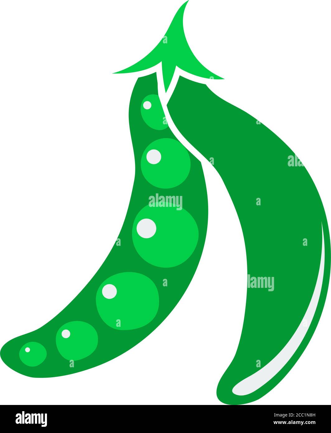 Pea business logo Stock Vector Images - Alamy