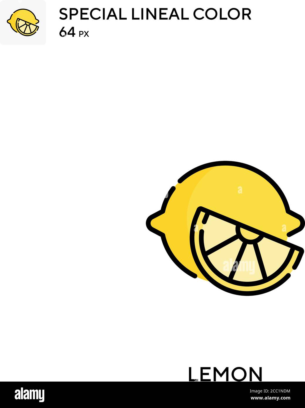 Lemon Special lineal color vector icon. Lemon icons for your business ...