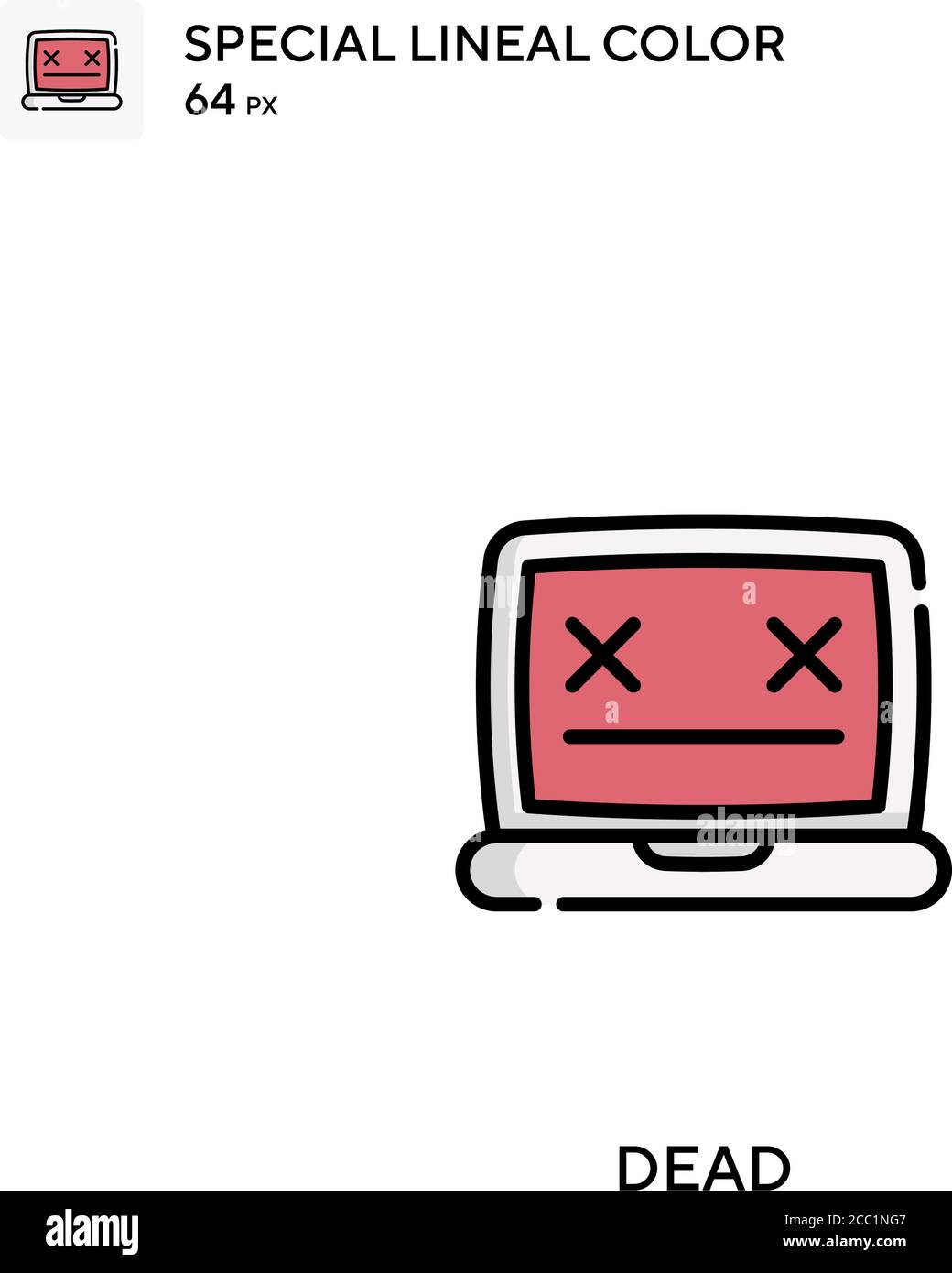 Dead Special lineal color vector icon. Dead icons for your business ...