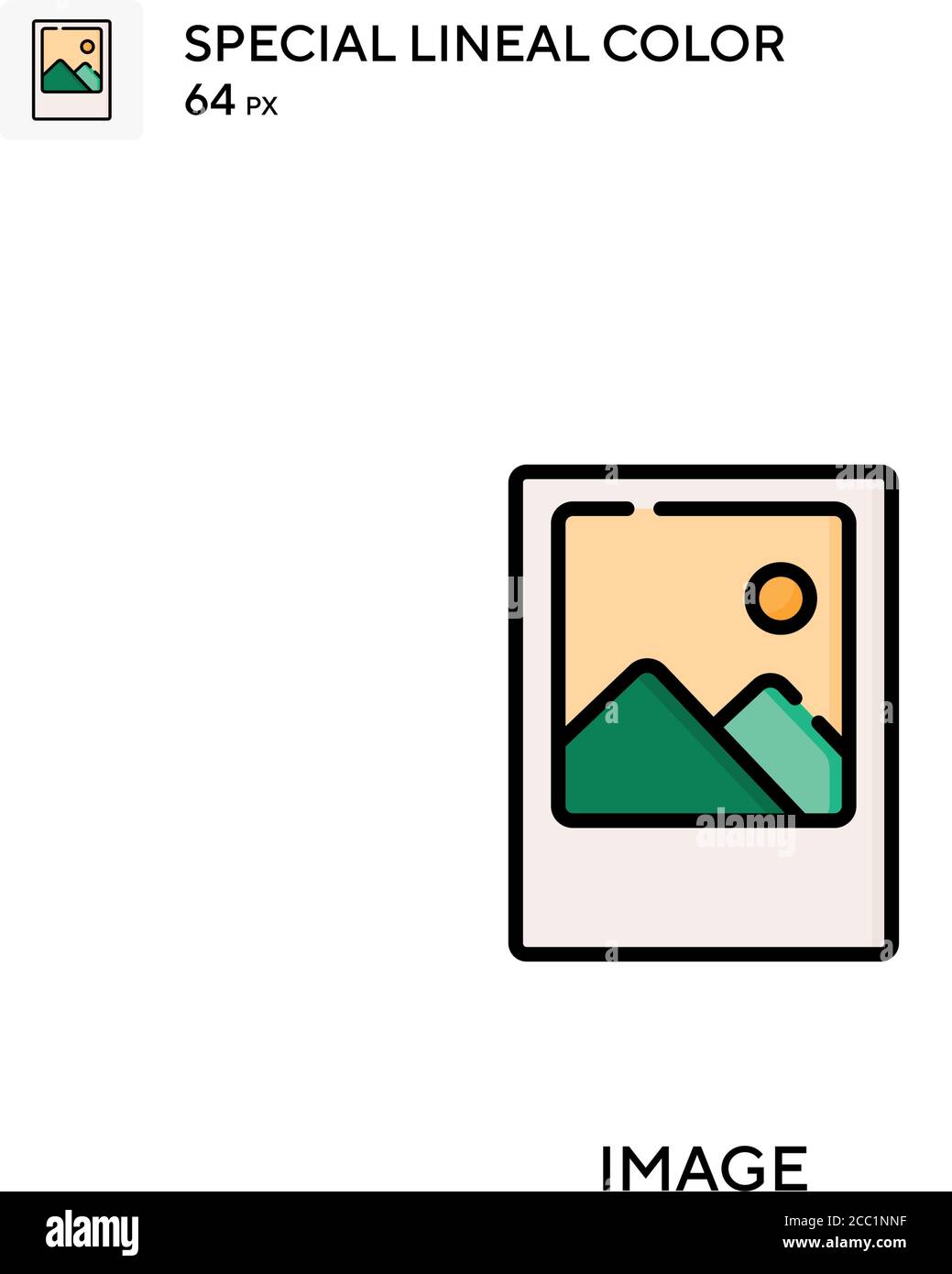 Image Special lineal color vector icon. Image icons for your business ...