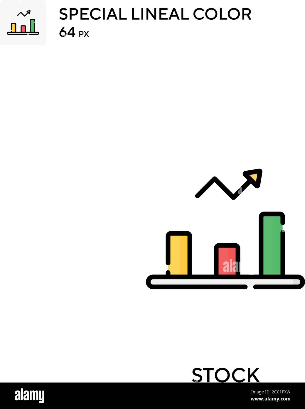 Stock Special lineal color vector icon. Stock icons for your business ...