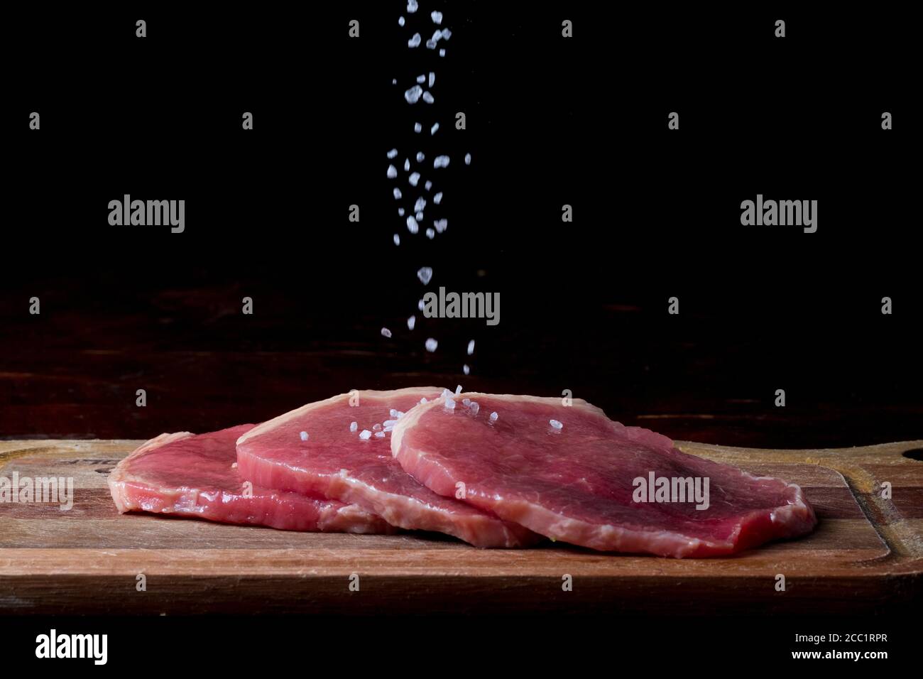 Salted meat beef hi-res stock photography and images - Alamy