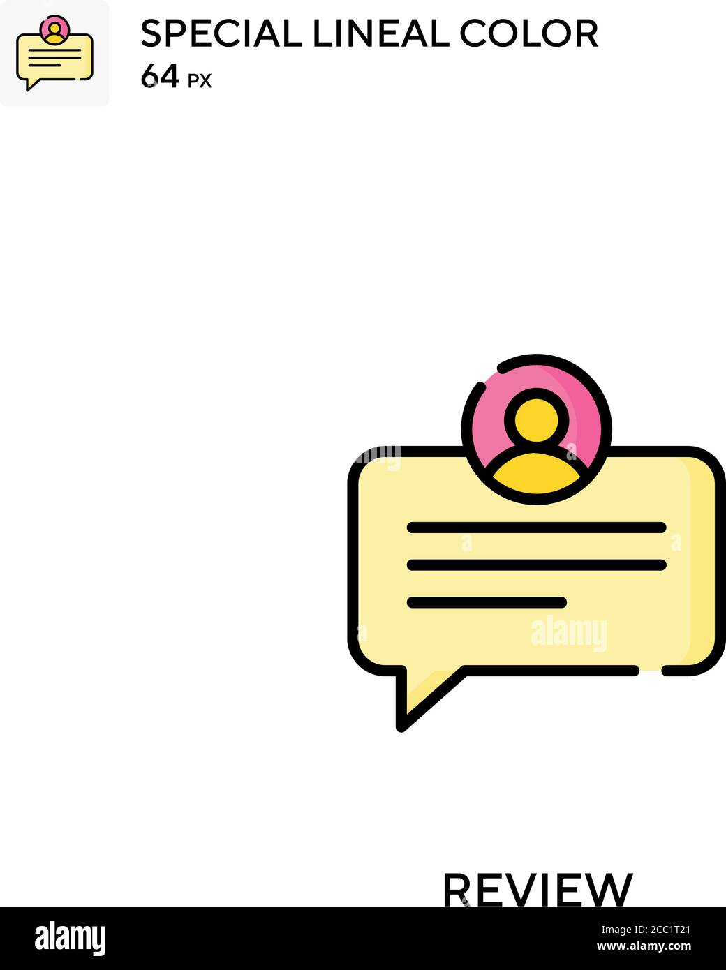 Review Special lineal color vector icon. Review icons for your business ...