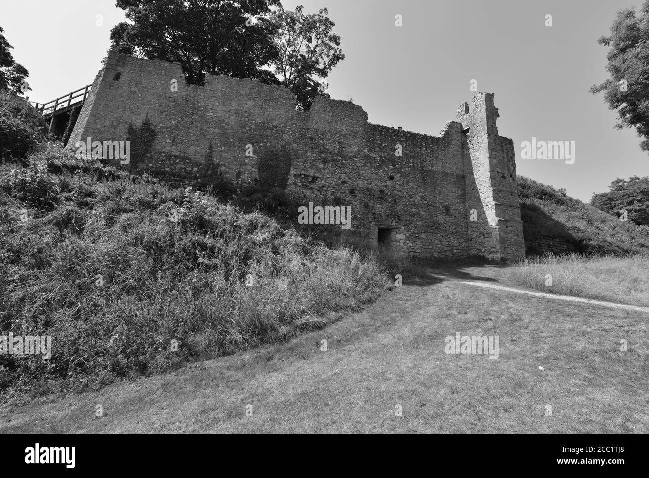 Historic castle wall high Black and White Stock Photos & Images - Alamy