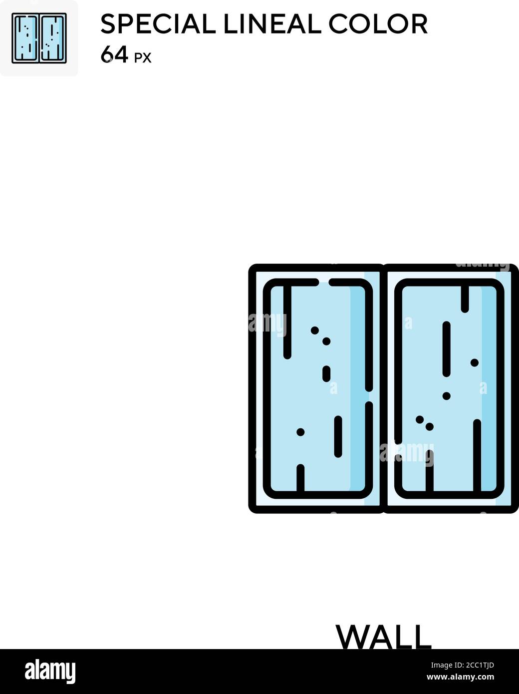 Concrete block wall icons Cut Out Stock Images & Pictures - Alamy