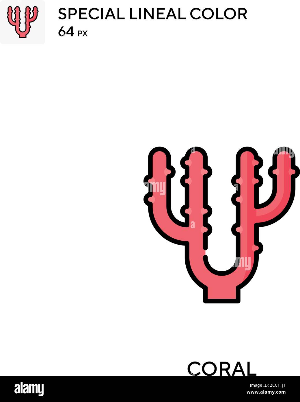 Coral Special lineal color vector icon. Coral icons for your business ...