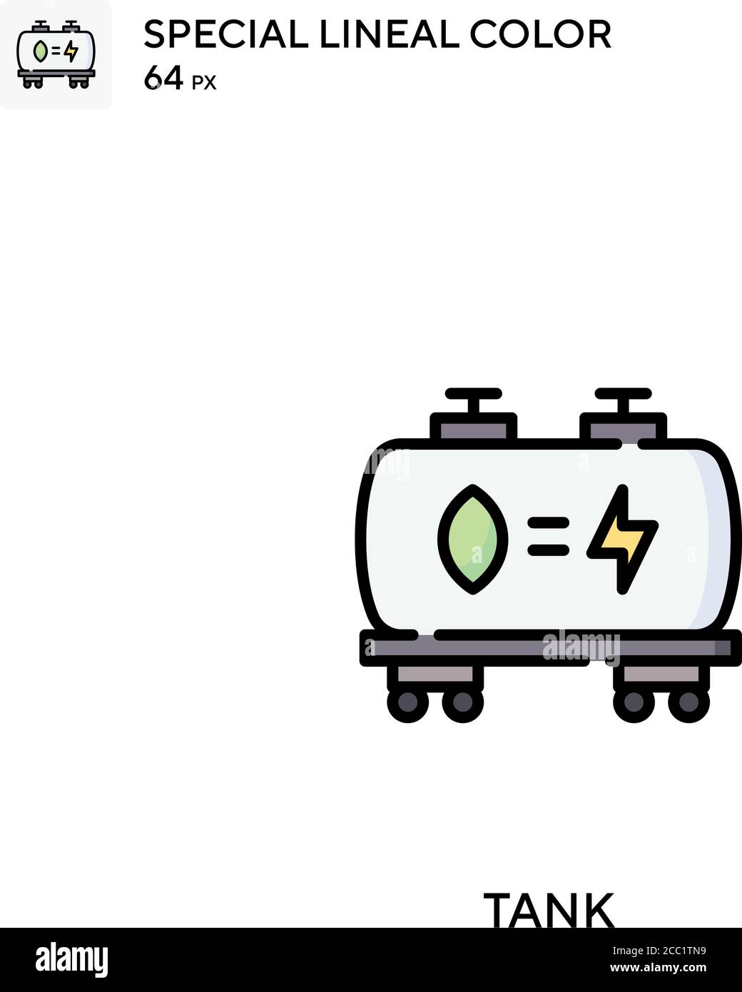 Tank Special lineal color vector icon. Tank icons for your business ...