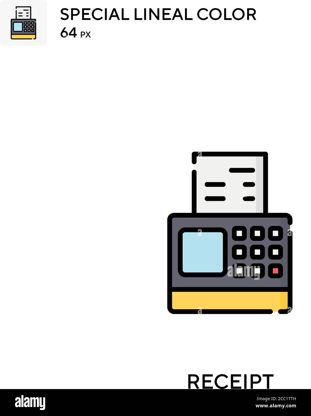 Supermarket customer service receipt Cut Out Stock Images & Pictures ...