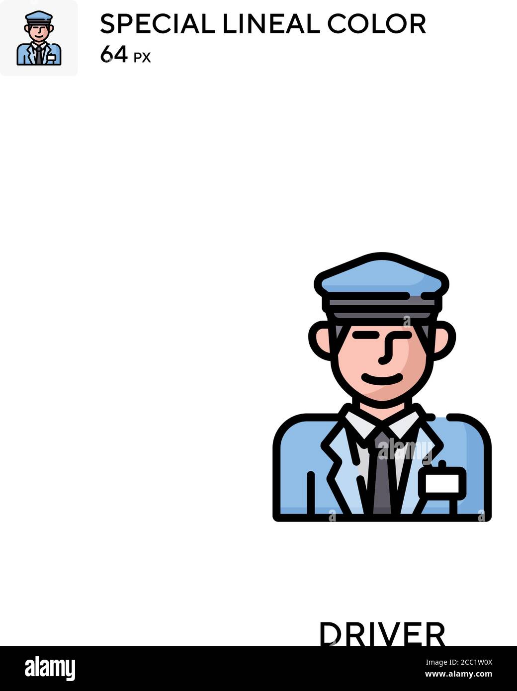 Driver Special lineal color vector icon. Driver icons for your business ...