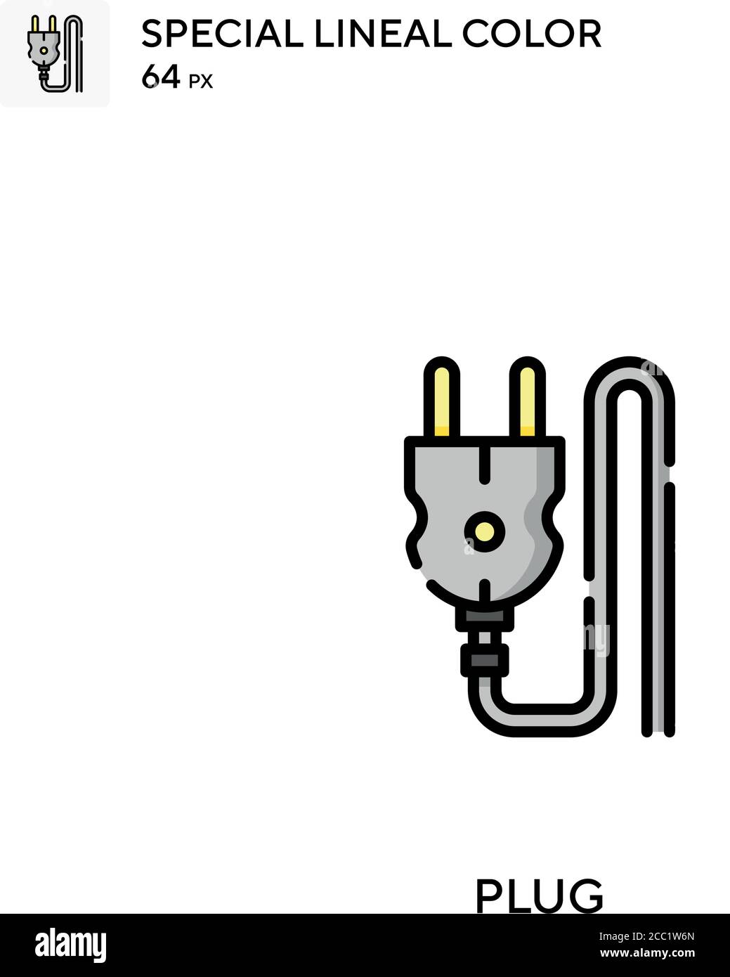 Plug Special lineal color vector icon. Plug icons for your business ...