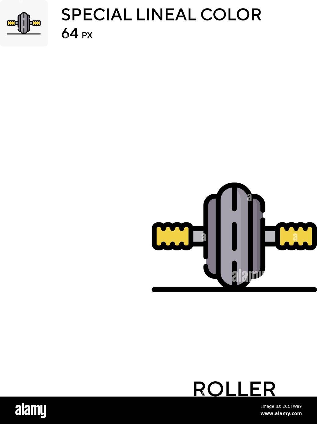 Roller Special lineal color vector icon. Roller icons for your business ...