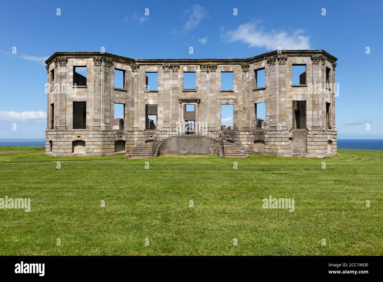 United Kingdom, Northern Ireland, County Derry, View of Downhill House ...