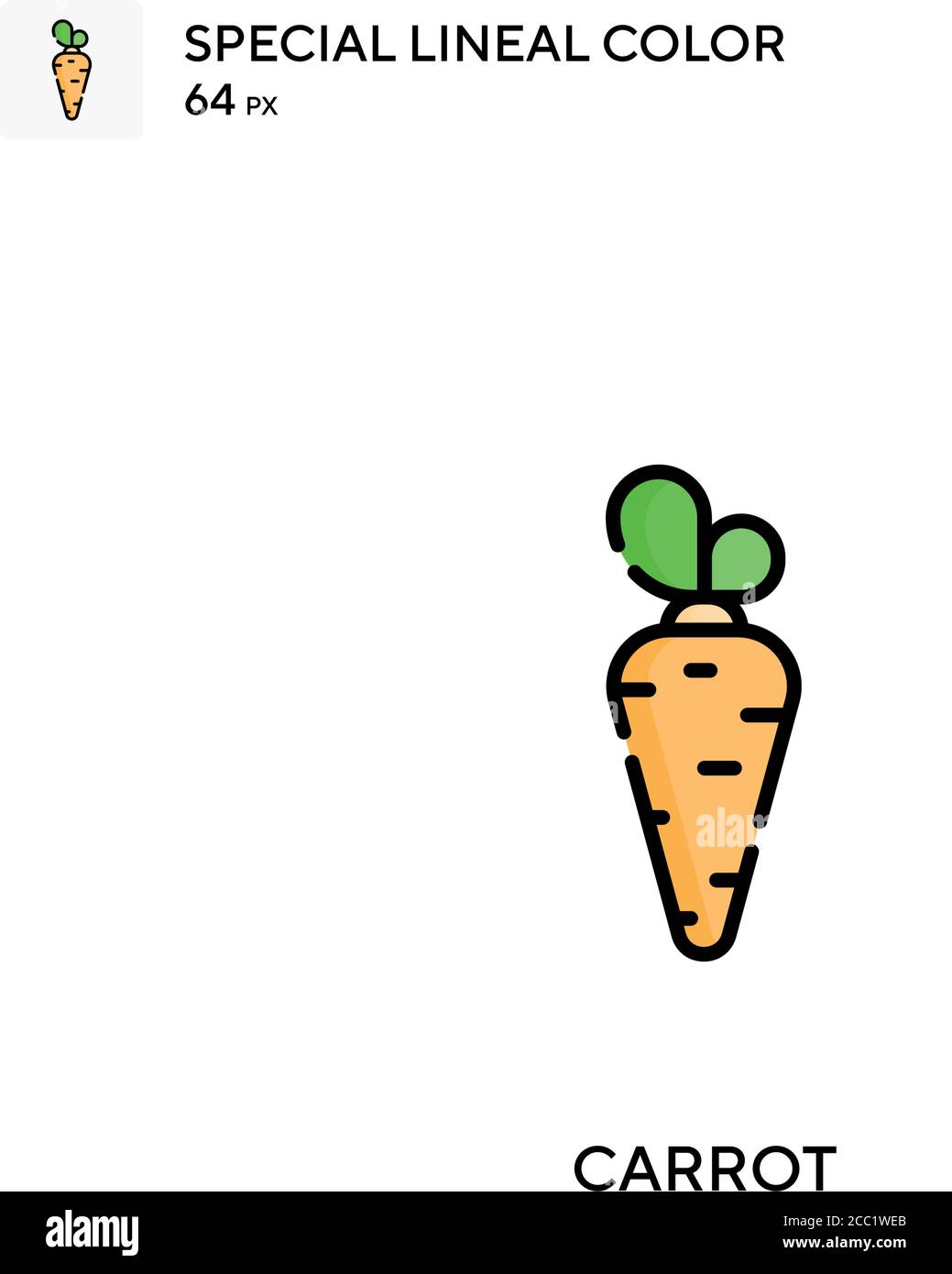 Carrot Special lineal color vector icon. Carrot icons for your business ...
