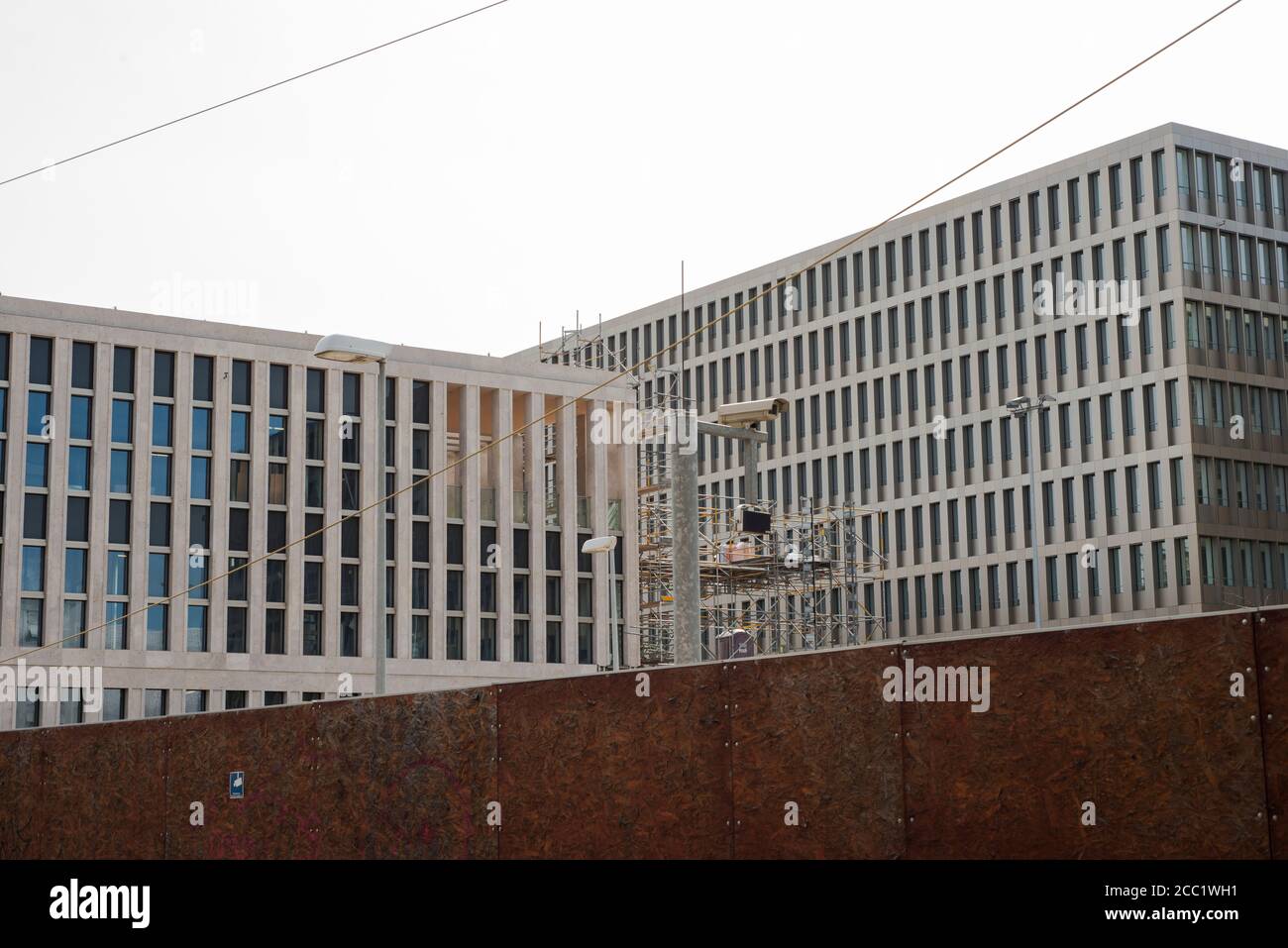 Germany, Berlin, View of BND new building of german intelligence agency ...