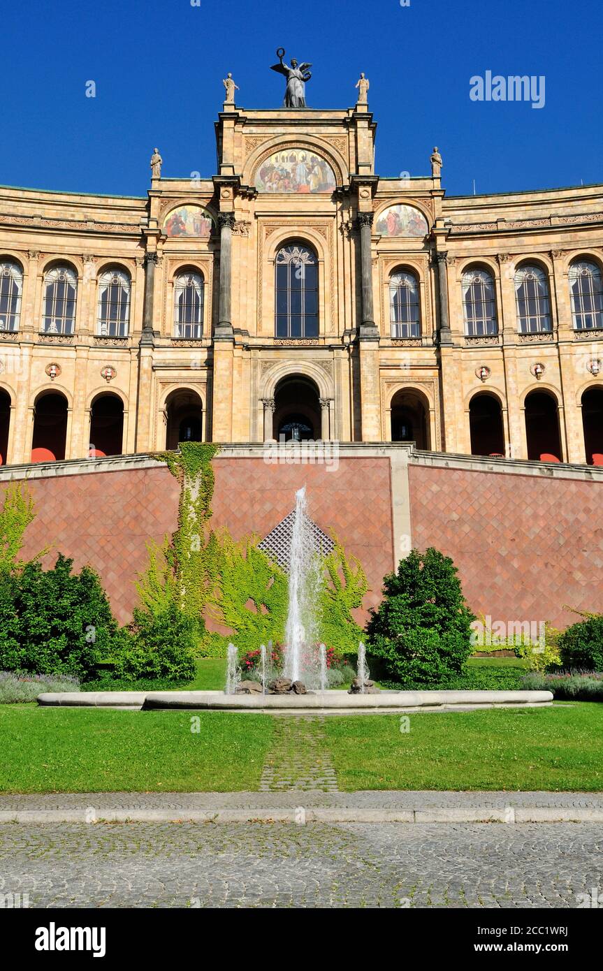 Building of the government of upper bavaria hi-res stock photography ...