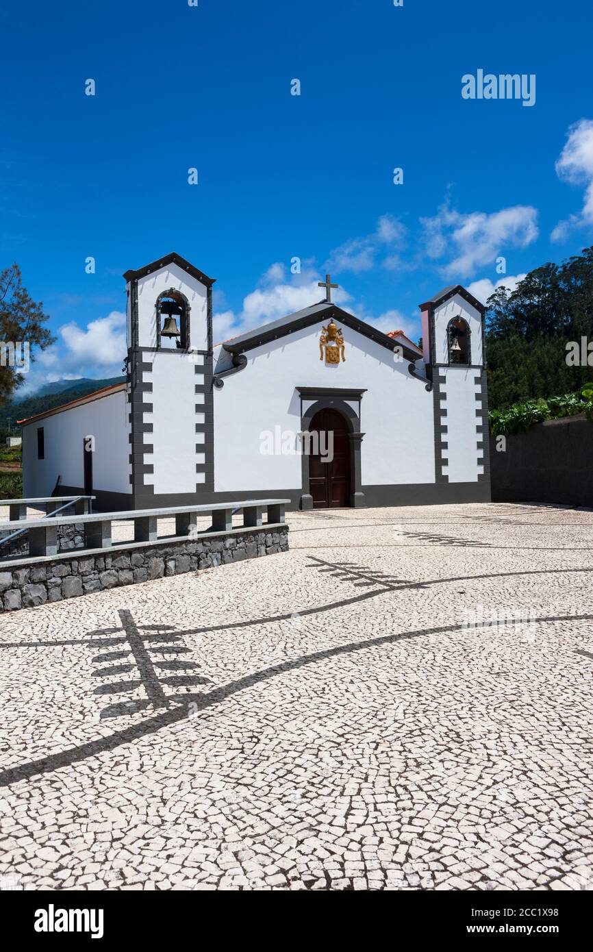 Portugal, Madeira, View of Church in Levada Grande Stock Photo - Alamy