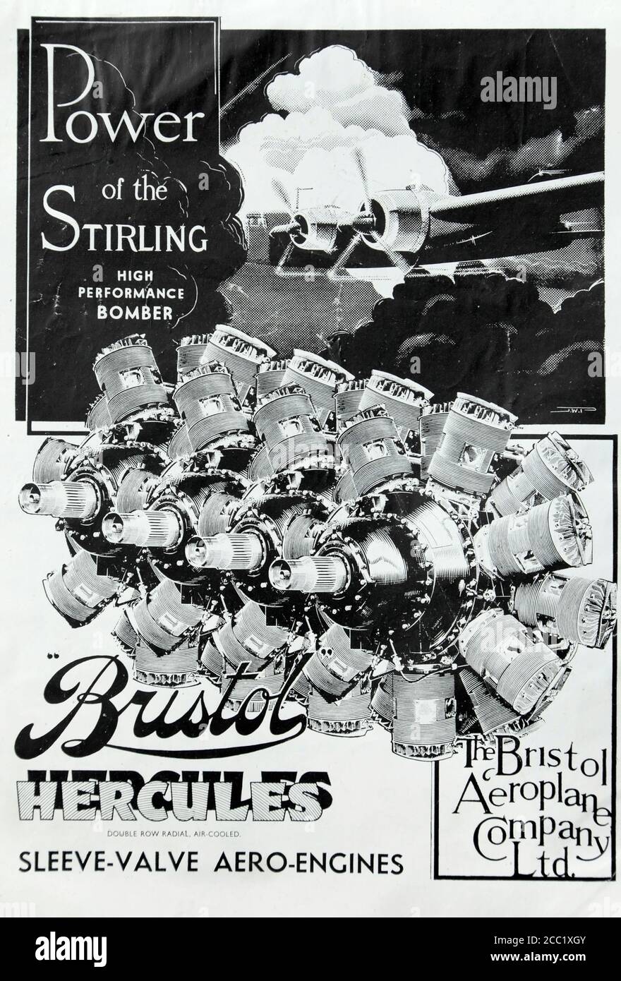 Hercules radial engines hi-res stock photography and images - Alamy