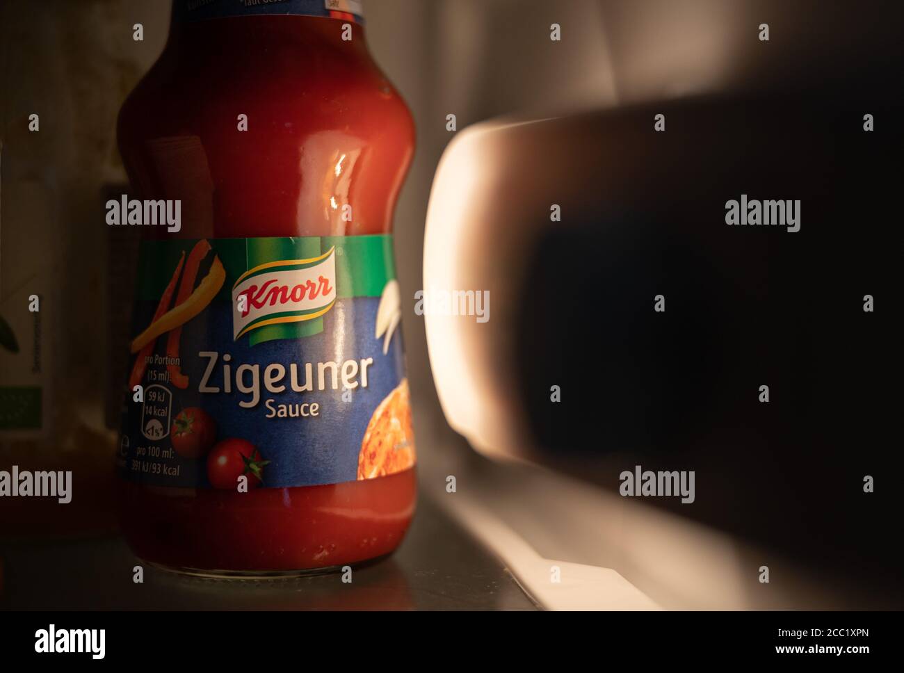 Stuttgart, Germany. 17th Aug, 2020. A "gypsy sauce" from Knorr is in a ...