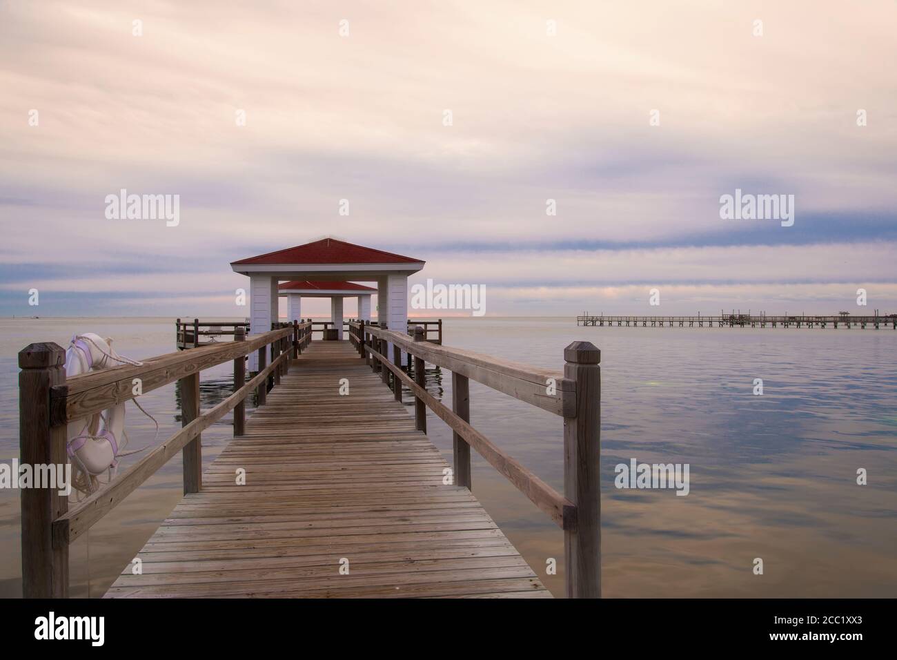 USA, Texas, Rockport, Fishing pier at Gulf of Mexico Stock Photo - Alamy