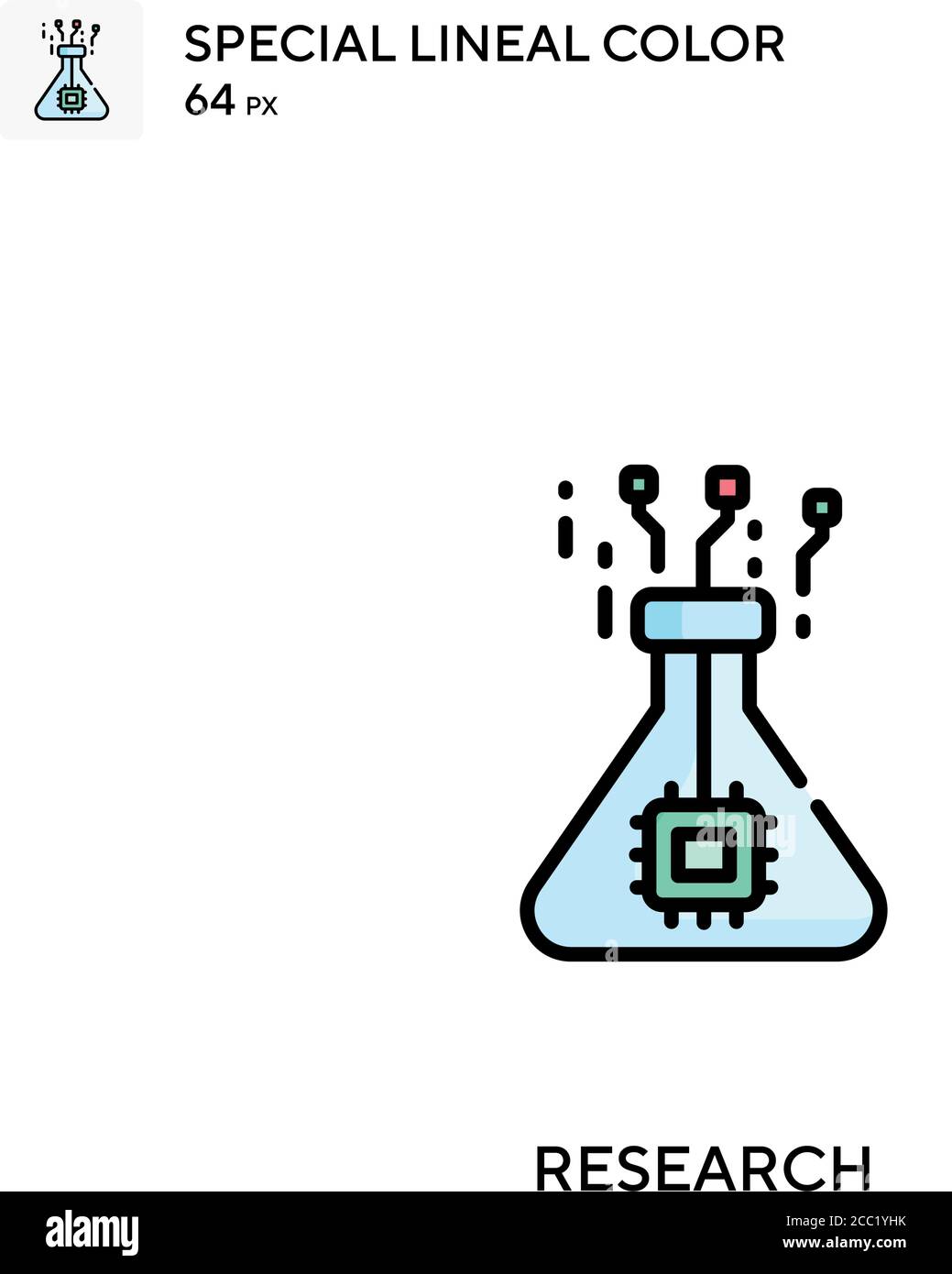 Research Special lineal color vector icon. Research icons for your ...