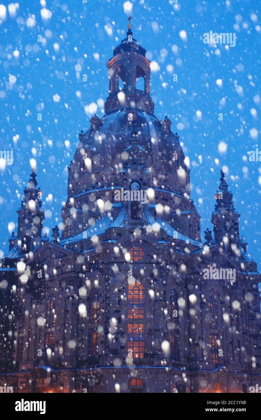 View of church of our lady during winter hi-res stock photography and ...