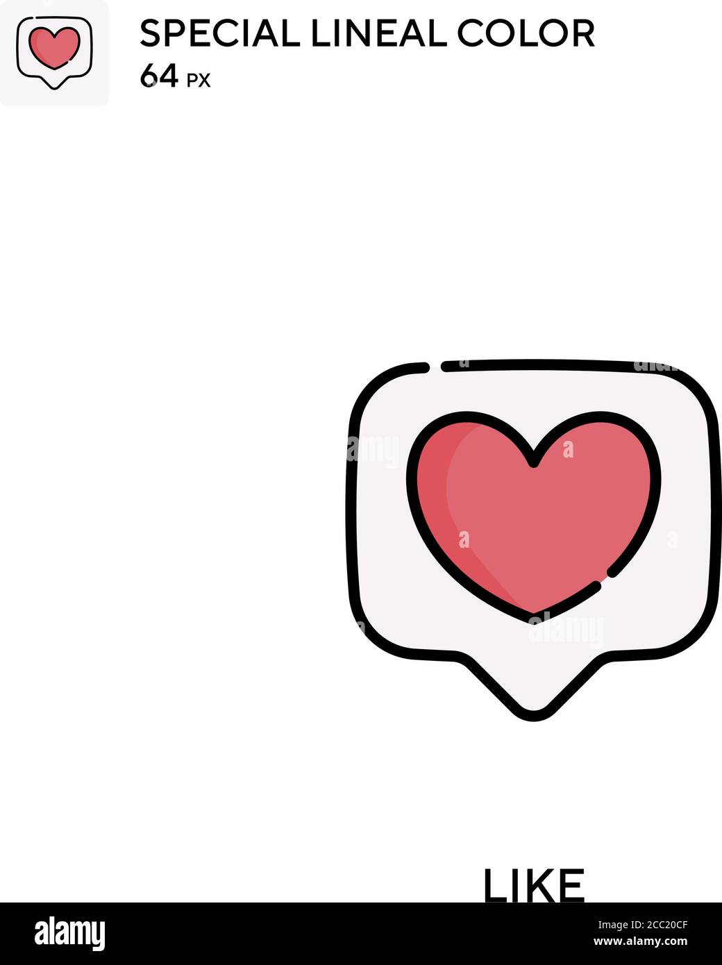 Like Special lineal color vector icon. Like icons for your business ...