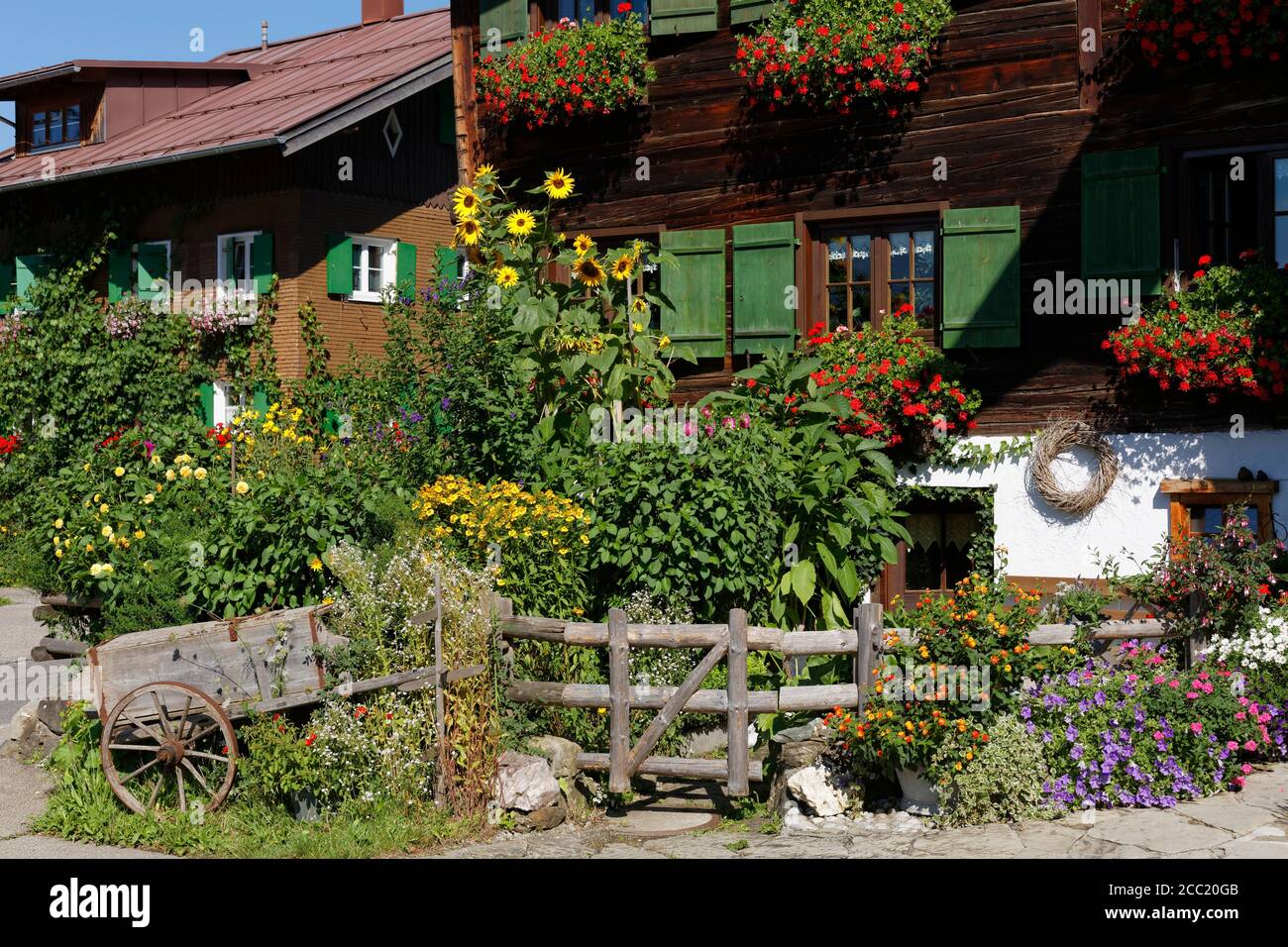 Garden old german farmhouse hi-res stock photography and images - Alamy