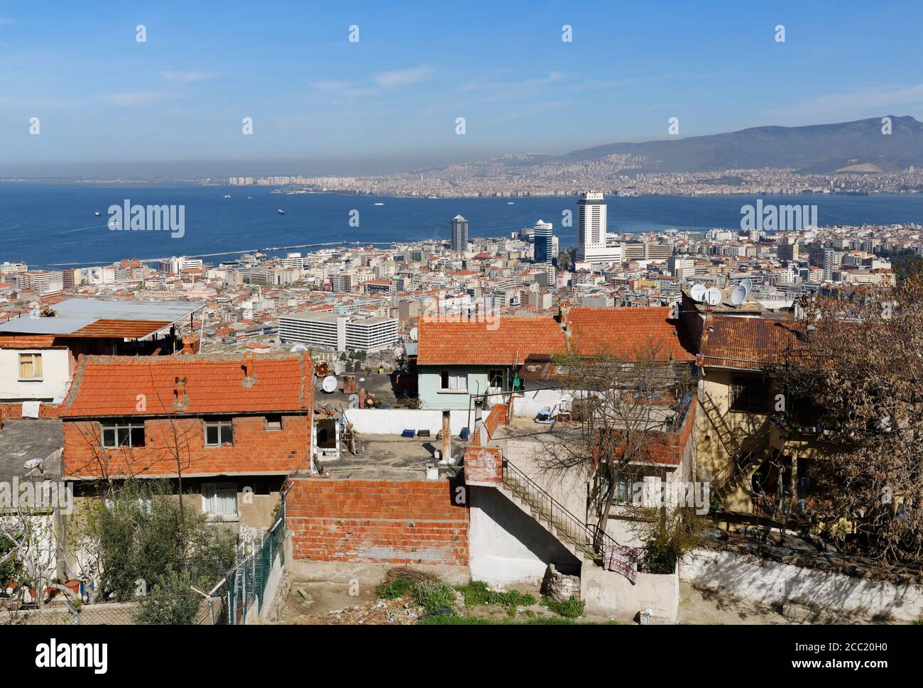 Turkey, Izmir, View of Kadifekale Castle Stock Photo - Alamy