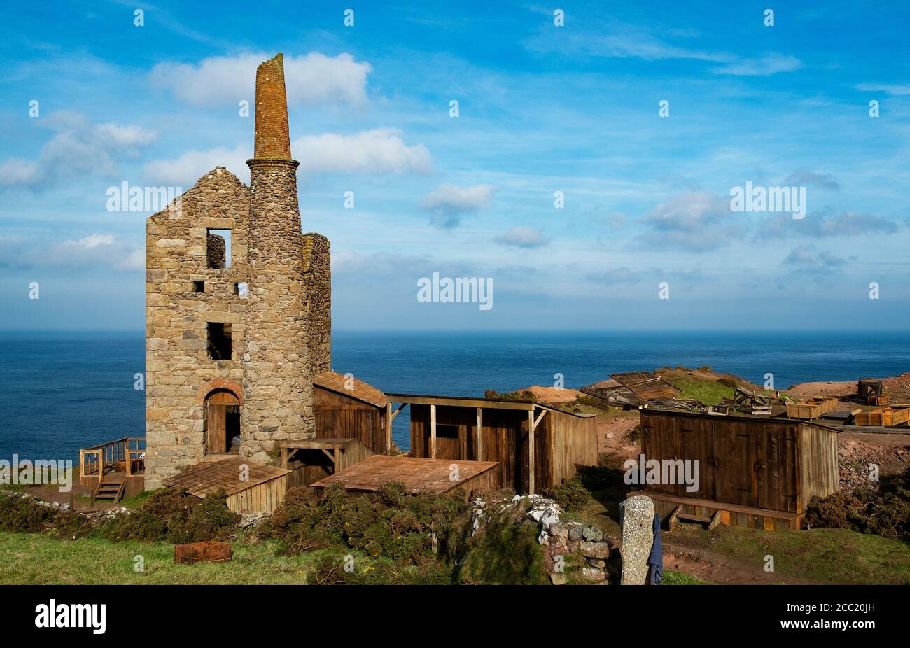 The old wheal owles tin mine at st just in cornwall, this mine was used ...