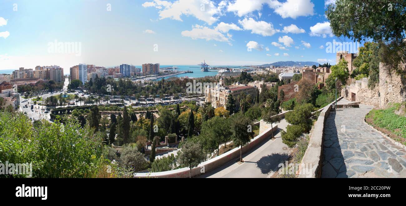 Alcazaba castle malaga hi-res stock photography and images - Alamy