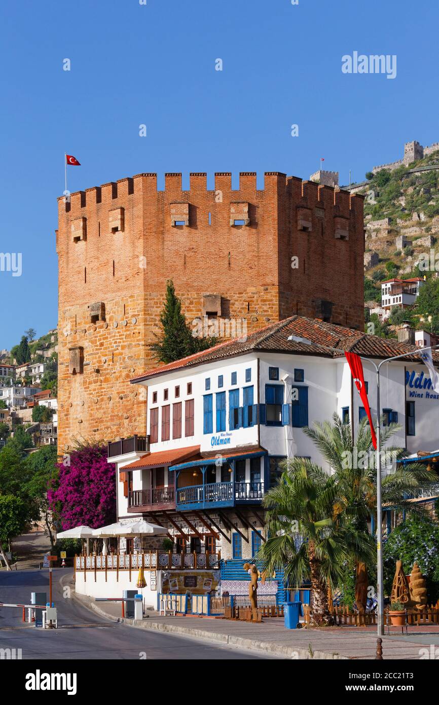 Turkey, View of Red tower Stock Photo - Alamy