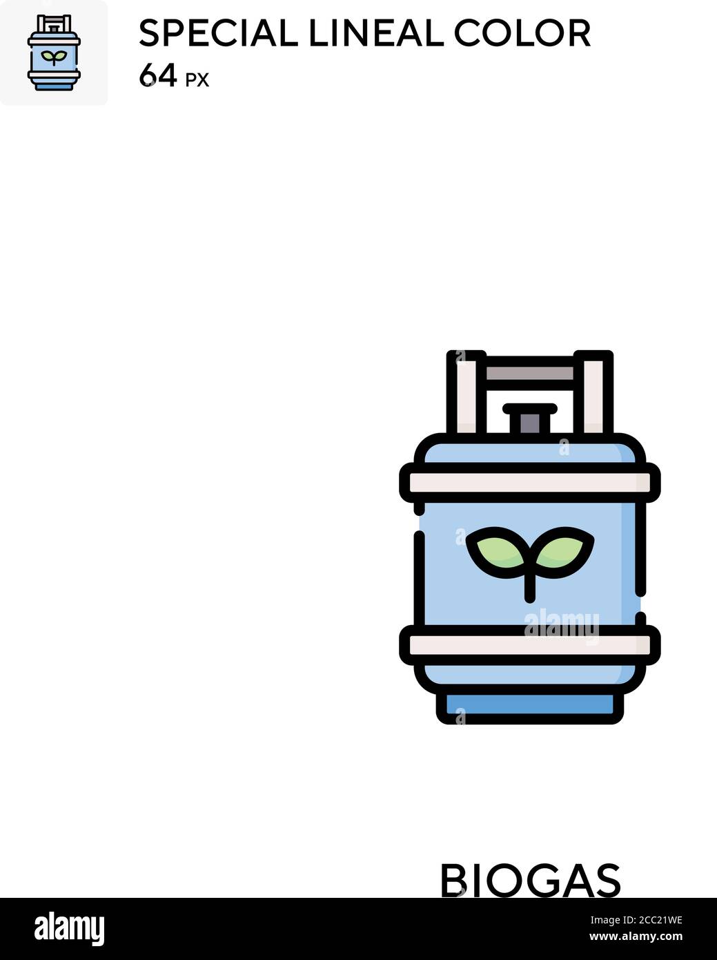 Biogas Special lineal color vector icon. Biogas icons for your business ...