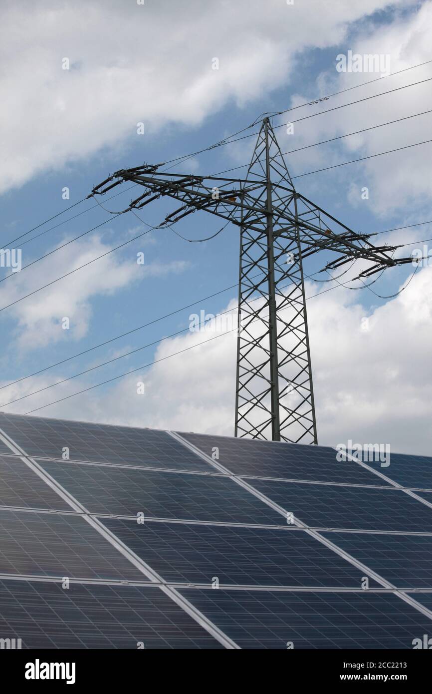 Germany, Bavaria, View of Solar Panels Stock Photo - Alamy