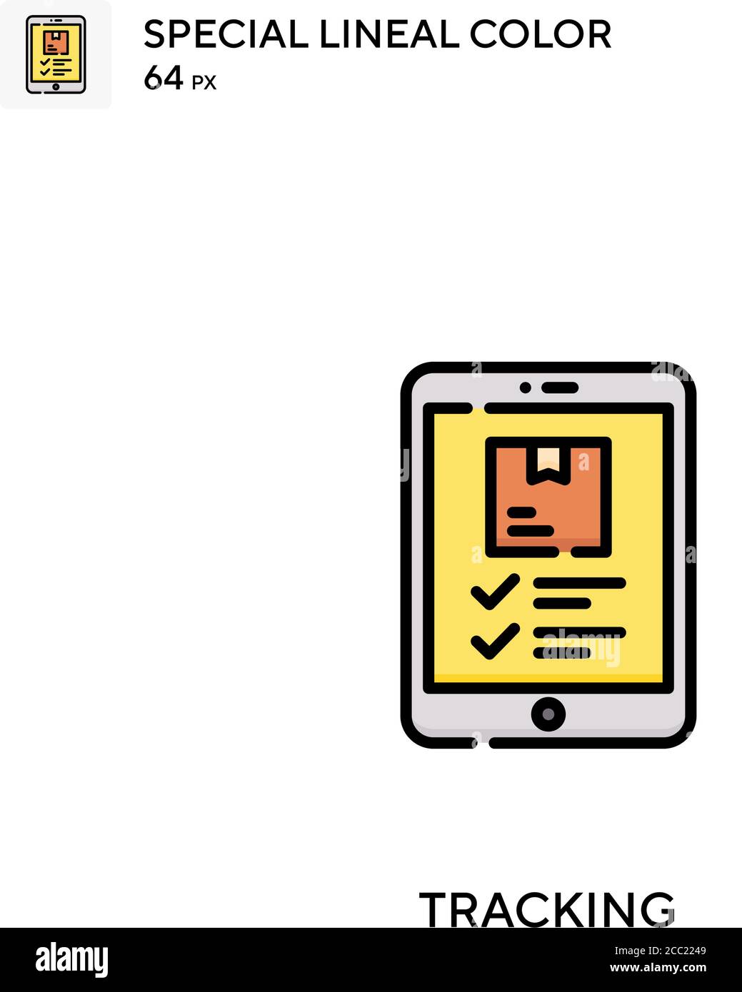 Tracking Special lineal color vector icon. Tracking icons for your ...