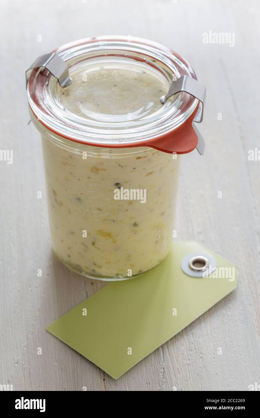 Garlic butter label hi-res stock photography and images - Alamy