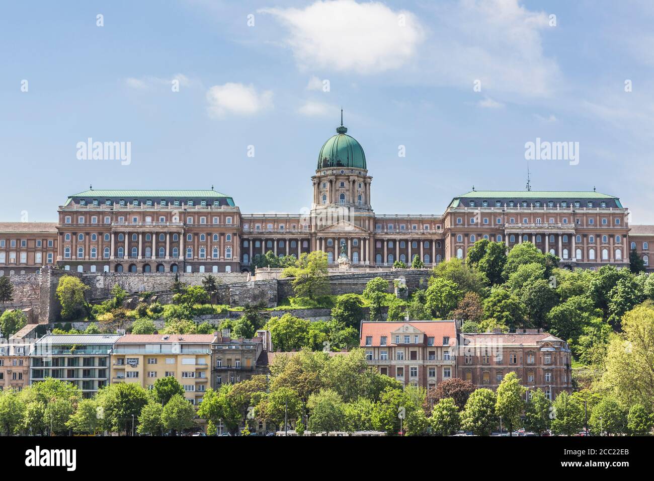 Hungary, Budapest, View of Buda Castle Stock Photo - Alamy