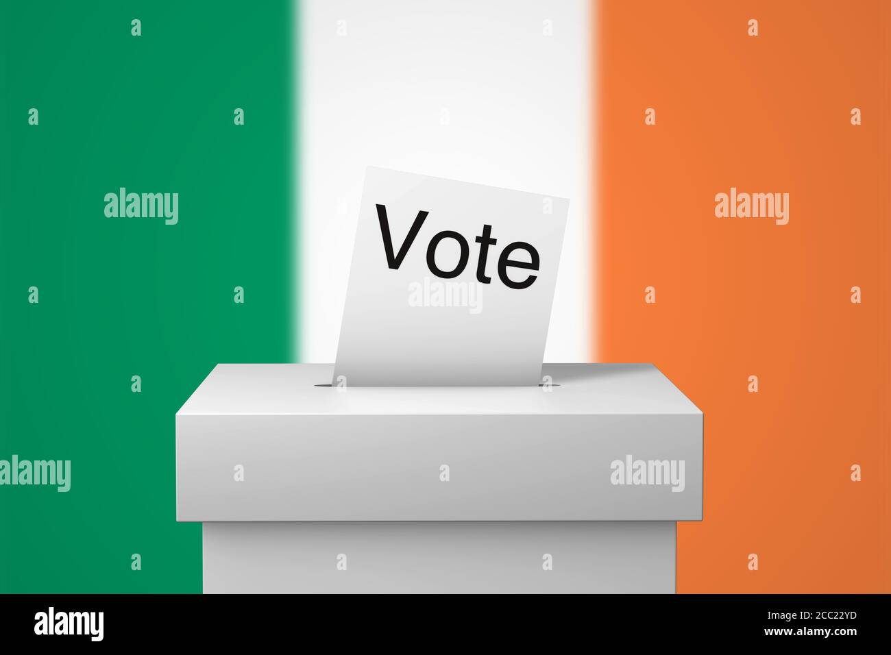 Ballot paper ireland hi-res stock photography and images - Alamy