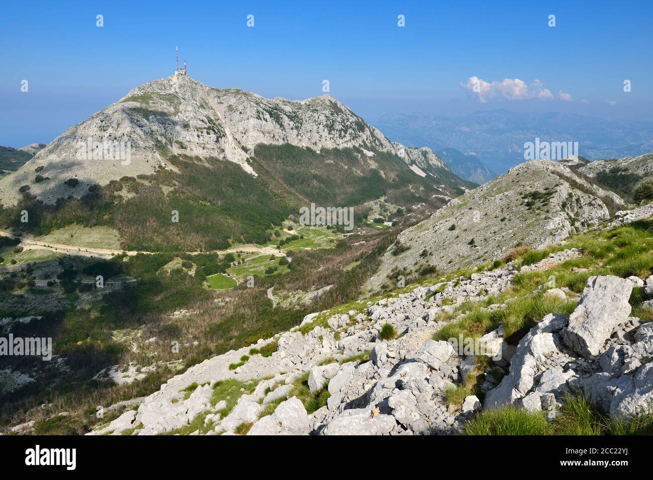 Montenegro stirovnik mountain lovcen national hi-res stock photography ...